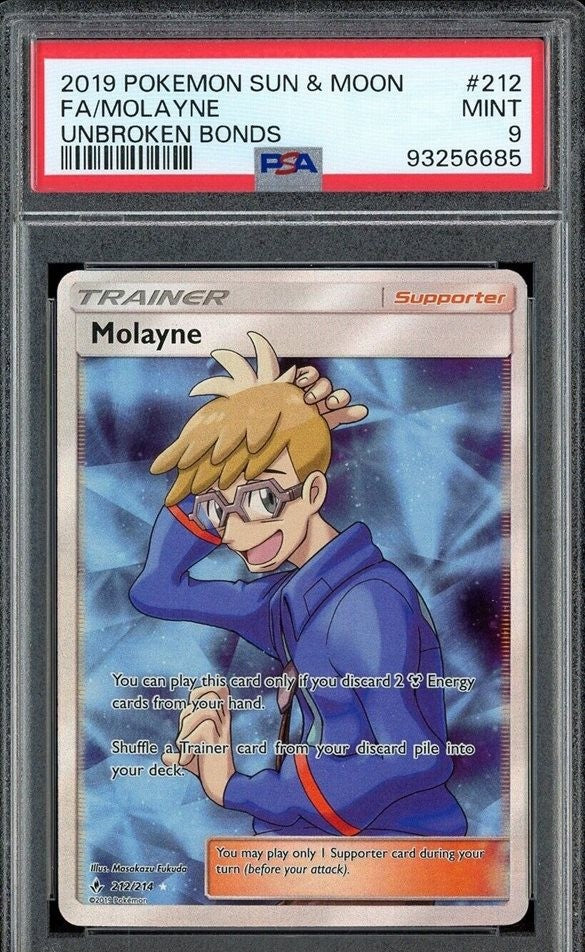Molayne (PSA 9) 212/214 – Unbroken Bonds – Holofoil – RareCards
