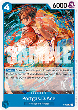 Portgas.D.Ace P-103 - Promotion Cards - Normal